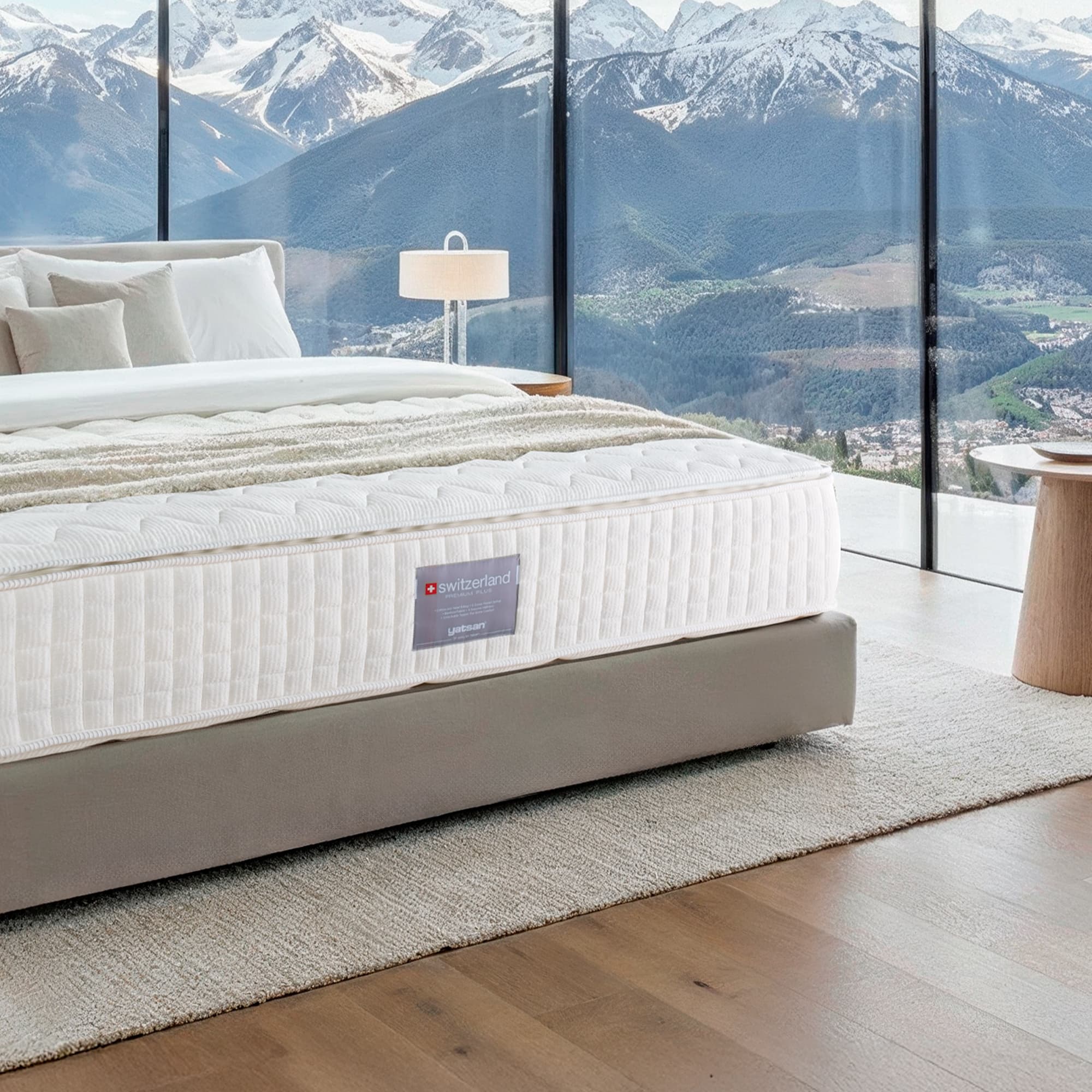 Yatsan Switzerland Premium Plus Çift Taraflı Bambu Pedli Yatak 01 ...